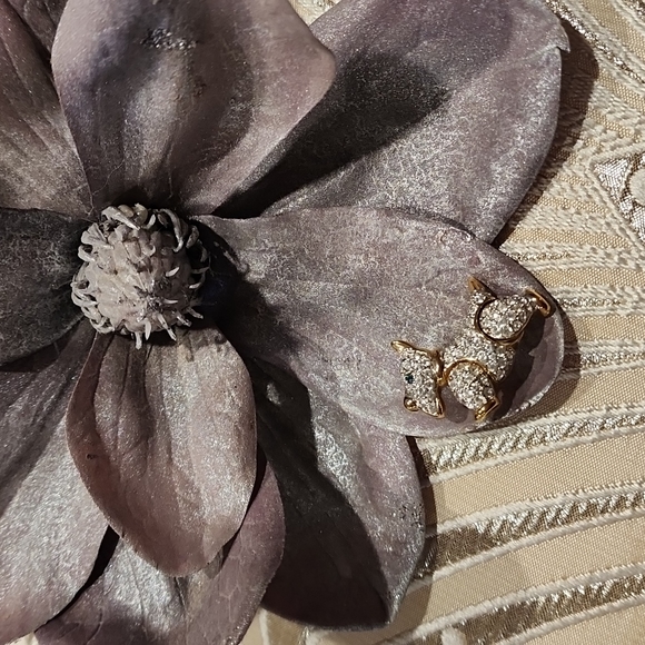 Carolee | Jewelry | Vintage Carolee Moveable Legs Rhinestone Terrier ...